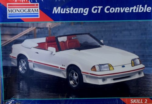 1/25 Scale Monogram 1992 Ford Mustang GT Convertible Model Kit (NOS) | eBay
