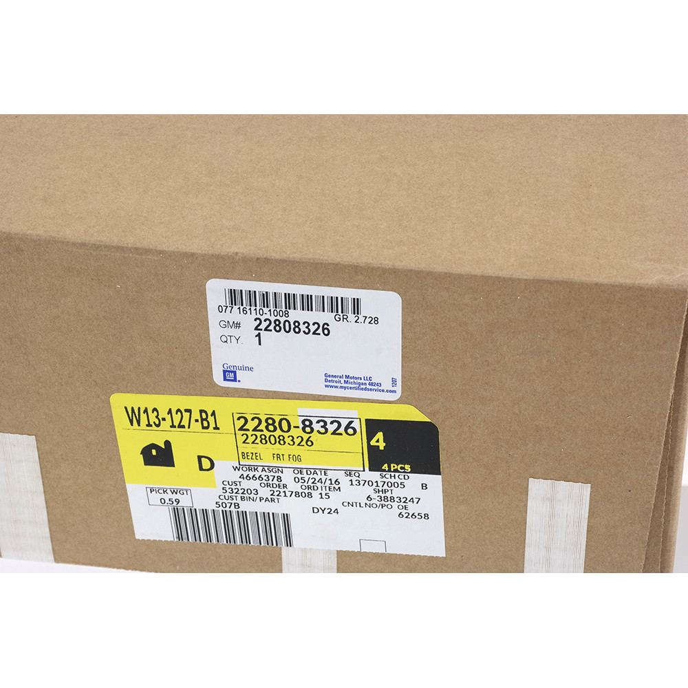 OEM NEW Fog Light Bezel Cover Left Driver Black Chrome 10-16 Equinox ...