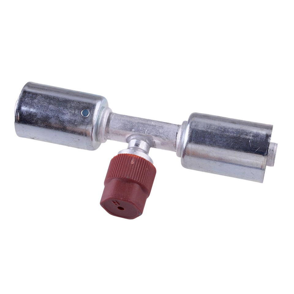 Beadlock AC Crimp Fittings Hose Splice Straight #8 #10 R134a Service ...