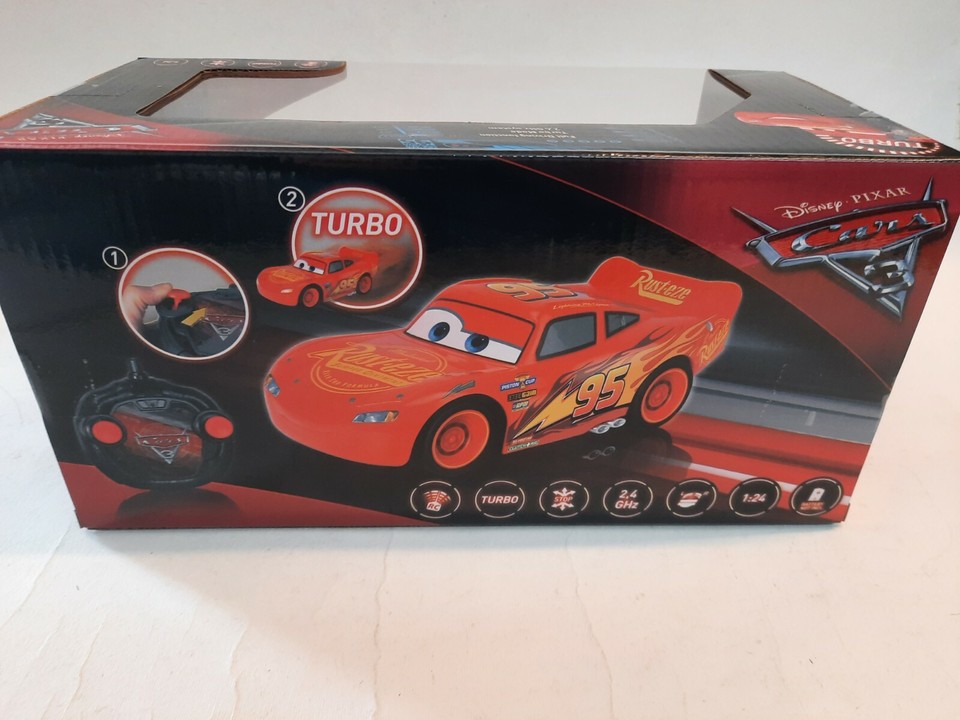 Dickie Toys Disney Pixar Cars R/C Turbo Racer Lightning McQueen 1/24 | eBay