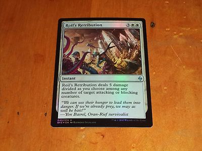 1x Foil - Roil's Retribution - Magic the Gathering MTG Battle for ...