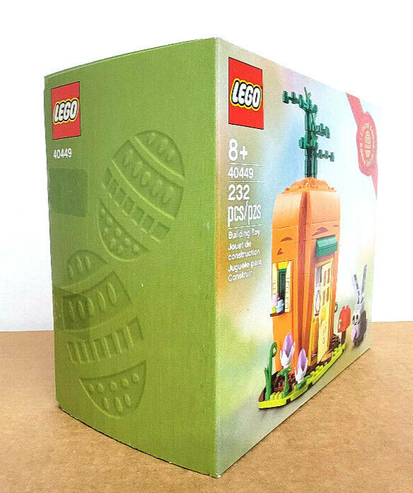 LEGO 40449 Easter Bunny's Carrot House - 3 Easter Eggs, Flower Brand ...