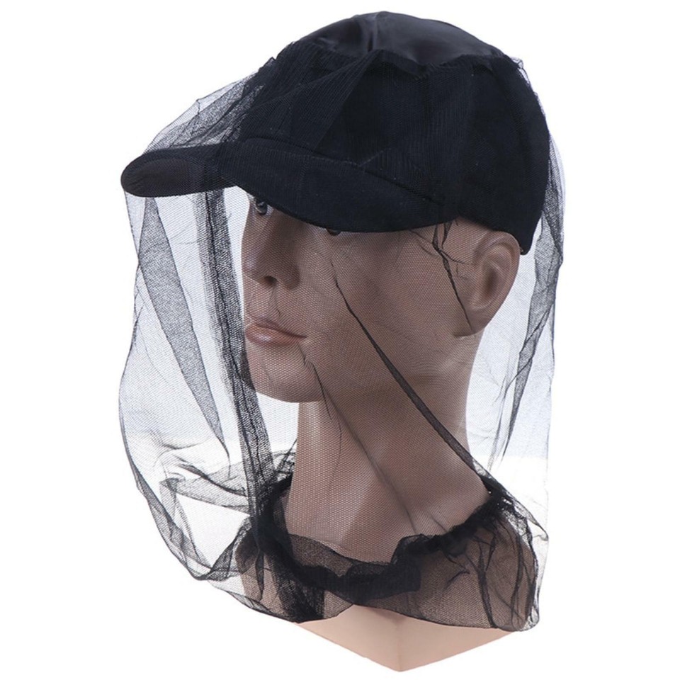 Midge Head Net Mosquito Hat Insect Fly Mesh Face Protector Travel ...