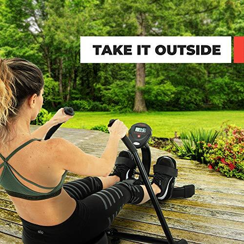 Rowing Machine Exercise Adjustable Double Hydraulic Resistance Rowing ...