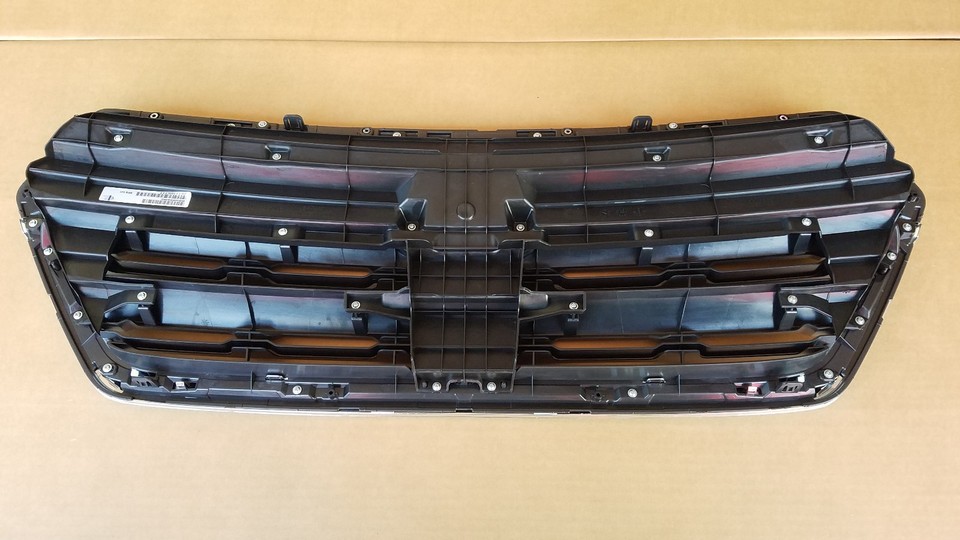 fits 2015-2017 SUBARU OUTBACK Front Bumper Grille Silver & Chrome Upper ...