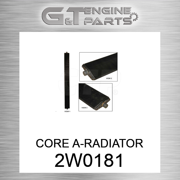 2W0181 CORE A-RADIATOR fits CATERPILLAR (NEW AFTERMARKET) | eBay