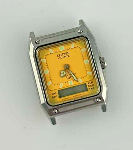 Montre Citizen 8960-094697 Ana Japon Chrono Alarme Quartz en Panne | eBay