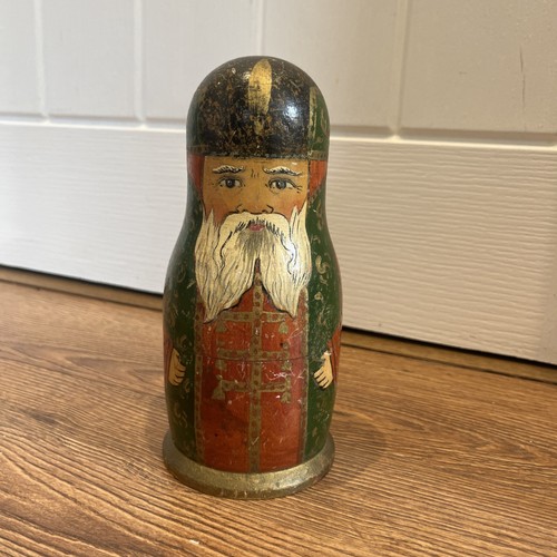 Russian Vintage Wood Made Collectable Matryoshka Wood Figures Rare ...