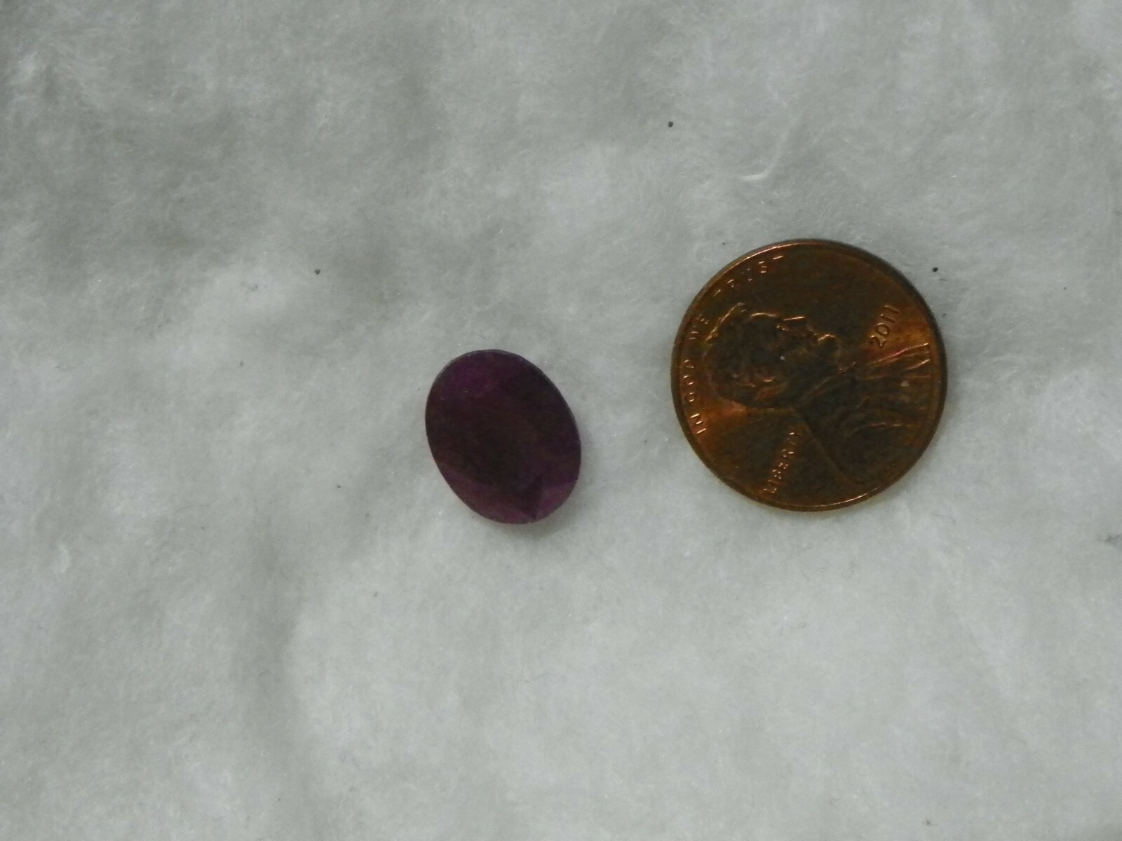 Ruby 7.88 Carats 10.17x13.01x5.79 MM Translucent Heavy Natural Flaws ...