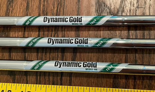 True Temper Dynamic Gold Tour Issue Wedge 115 shaft Pulls, Qty 3 | eBay