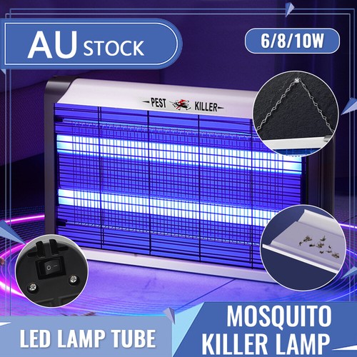 Electric LED Mosquito Insect Killer Lamp Zapper Bug Flying Trap Catcher ...