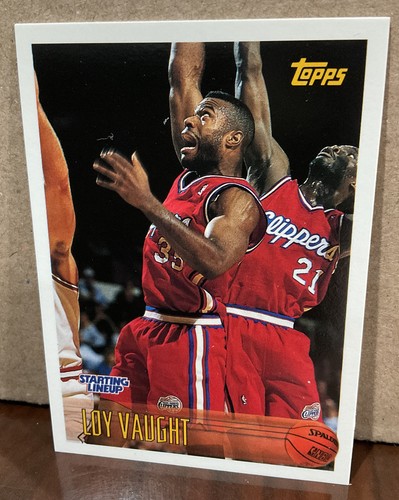 LOY VAUGHT 1997 TOPPS STARTING LINEUP CARD - LOS ANGELES CLIPPERS | eBay