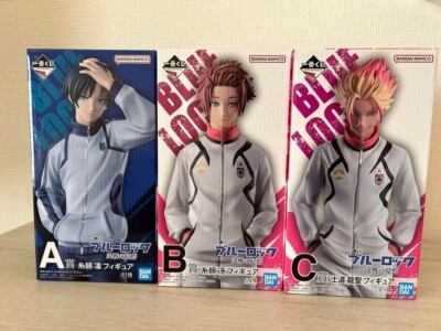 Blue Lock Ichiban Kuji Rin Sae Itoshi Ryusei Shidou Figure 2025 Set of ...