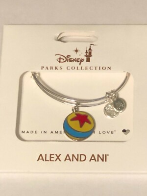 Disney Parks Exclusive Alex & Ani Silver Bangle Bracelet Pixar Luxo ...