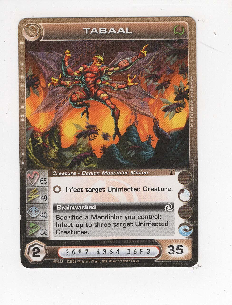 Chaotic Danian Tabaal Min Energy Common | eBay