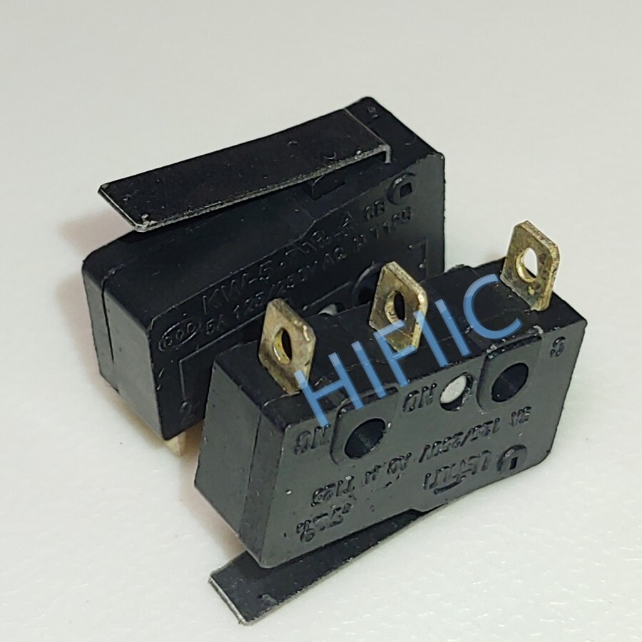 1PCS/5PCS USHUN KW-5 Micro Switch 3 pins 5A 125/250VAC With Press Lever ...