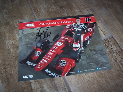 Photo signée / Signed Photo Card Autograph Graham Rahal 2017 // | eBay