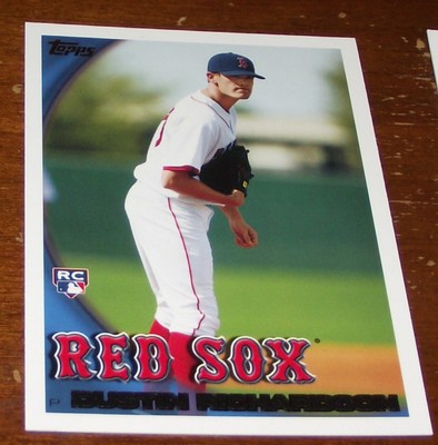 2010 Topps Baseball Card #131 Dustin Richardson Red Sox Rookie Card RC ...