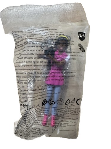 BURGER KING MEAL BLACK BARBIE W/ PINK TOP AND CAMERA TOY (NOV 19-FEB 20 ...