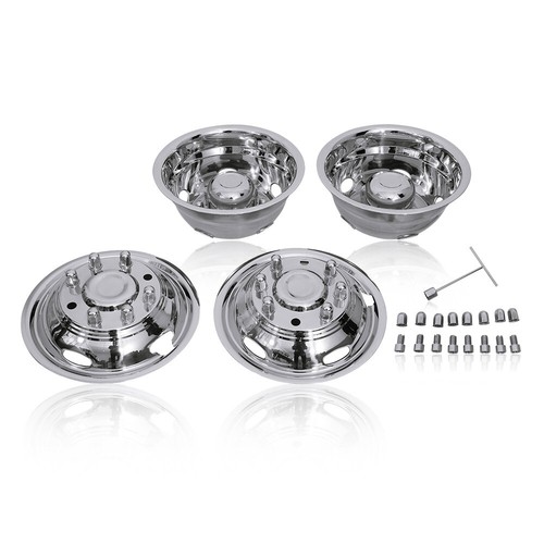 For 2011-2021 GMC Chevy 3500HD 17" Stainless Steel Dually Wheel ...