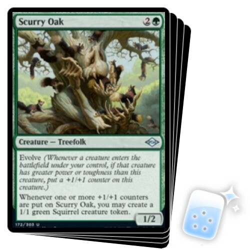 SCURRY OAK X4 Modern Horizons 2 Magic MTG MINT CARD | eBay