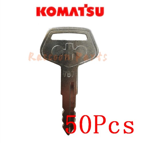50pcs Fits Komatsu Keys # 787 for Excavator Grader Dozer Loader Heavy ...
