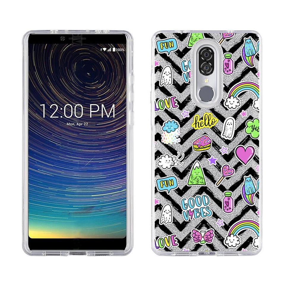 For CoolPad Legacy - GLITTER Bling Design ShockProof Armor Cover Case ...