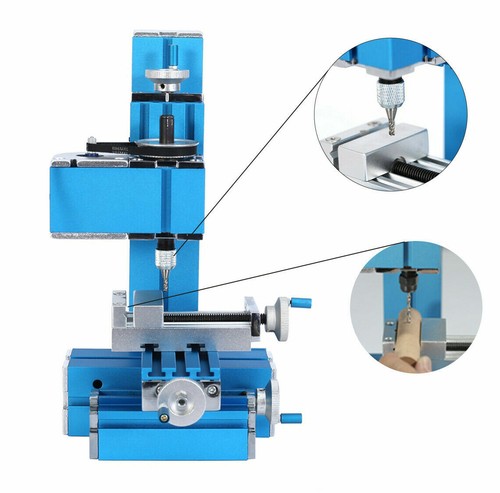 Mini Milling Machine DIY Woodworking Soft Metal Processing Tool for ...