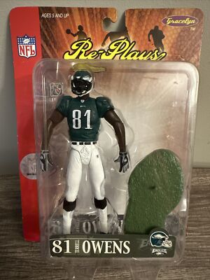NFL Philadelphia Eagles Terrell Owens Gracelyn Toys Re-Plays Poseable ...