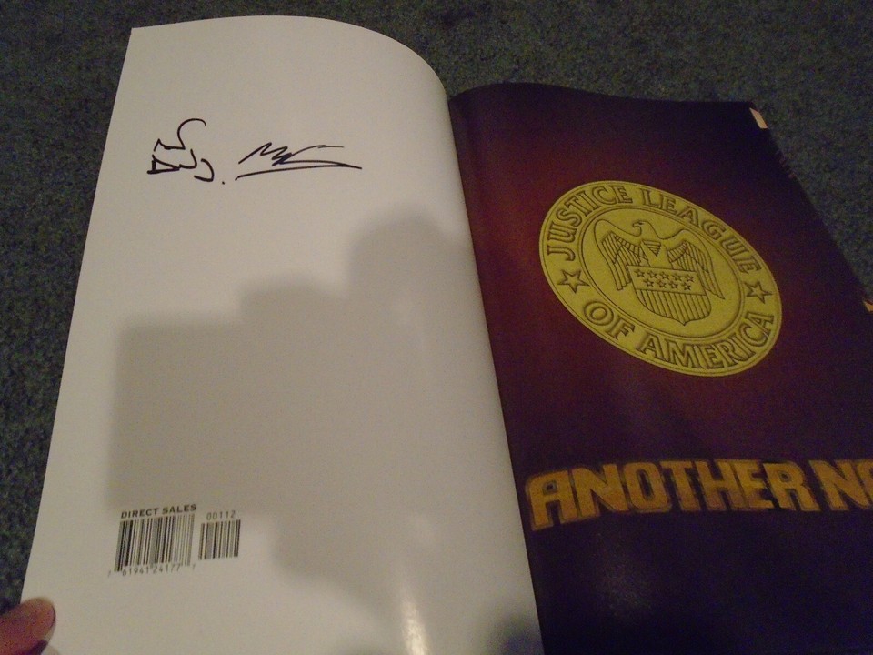 JLA Another Nail signed Alan Davis & Mark Farmer; Superman Justice ...