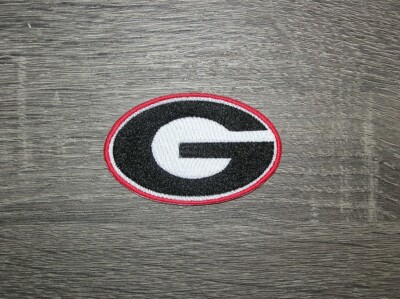 University Georgia Bulldogs UGA College Embroidered Iron On Patch 3" x ...