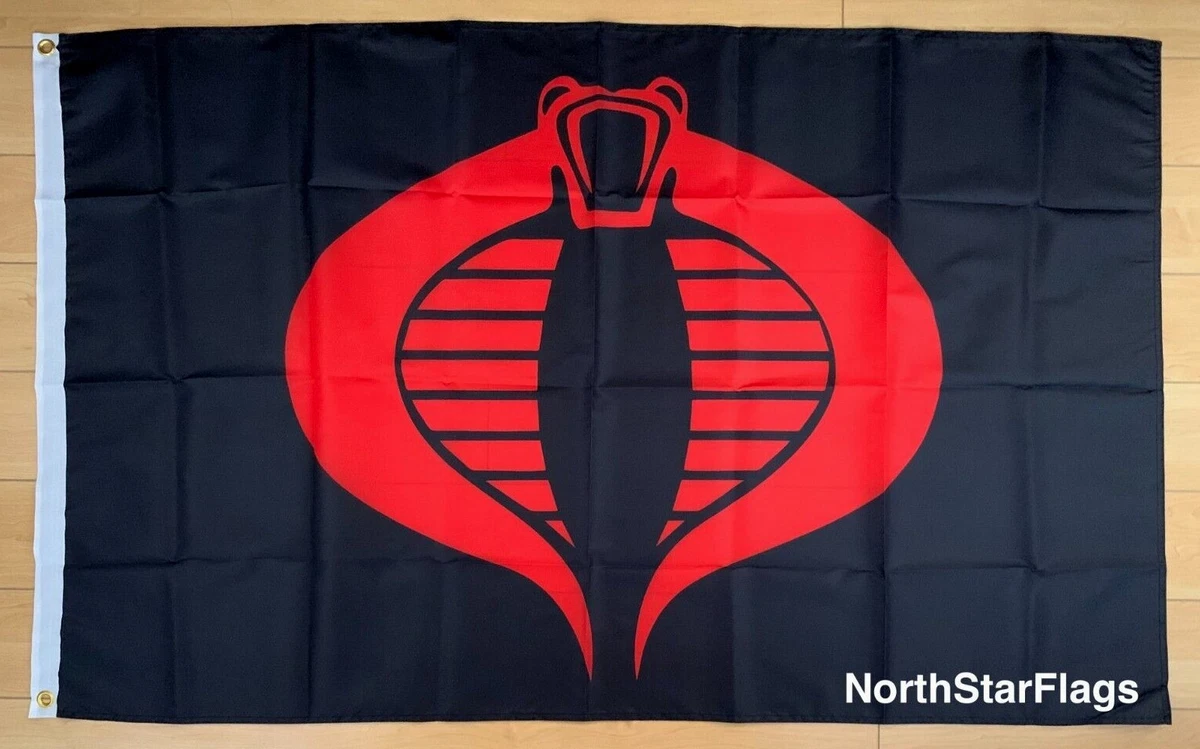 Gi Joe Cobra Logo Flag