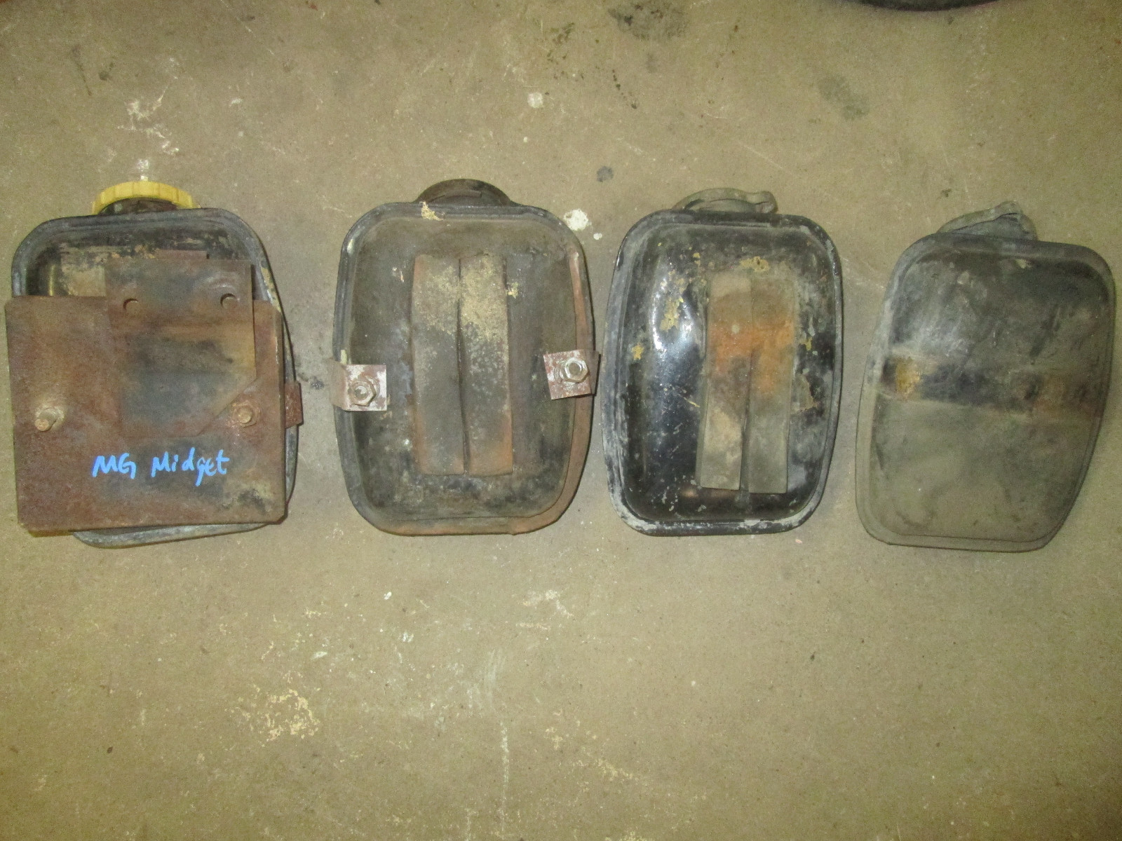 MG Midget Original Coolant Over Flow Tank | eBay