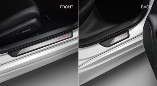 2025 New Civic 11 illuminated Red Door Sill Trim Side Step Garnish ...