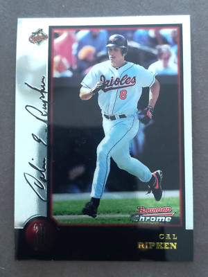 1998 Bowman Chrome Cal Ripken Jr. Baltimore Orioles #222 NearMint | eBay
