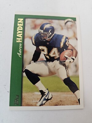 1997 Topps Football Card #209 Aaron Hayden | eBay
