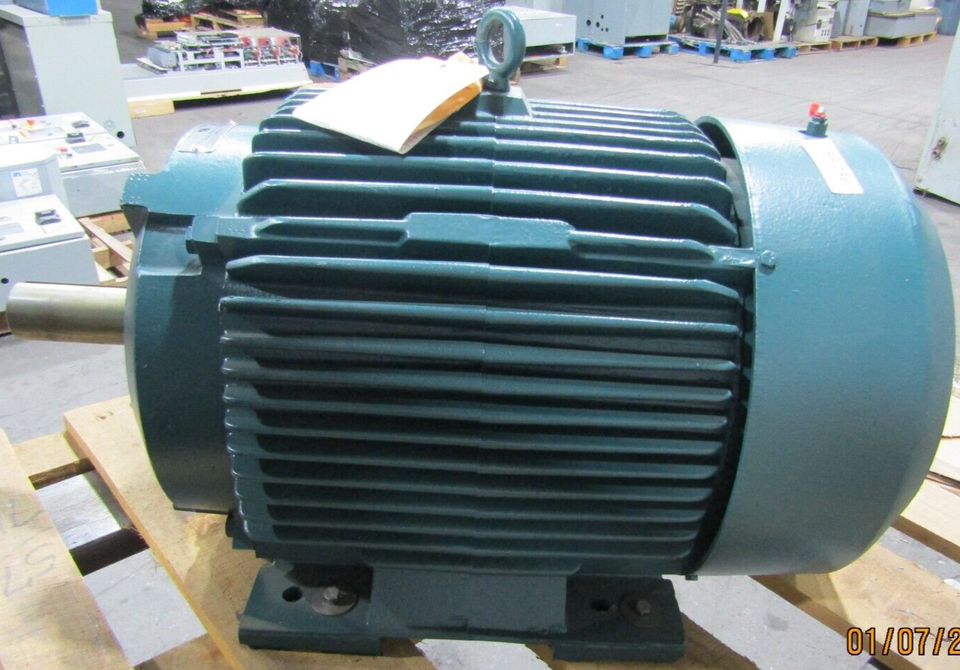 😏 NEW RELIANCE ELECTRIC 50 HP KEYED MOTOR 460 VAC 60 Hz 3∅ 326T FRAME ...
