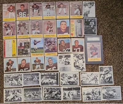 1964 Philadelphia Cleveland Browns World Champions Complete Team Set ...