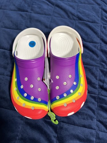 New Crocs Classic Rainbow Dye Clog M 10 W 12 | eBay