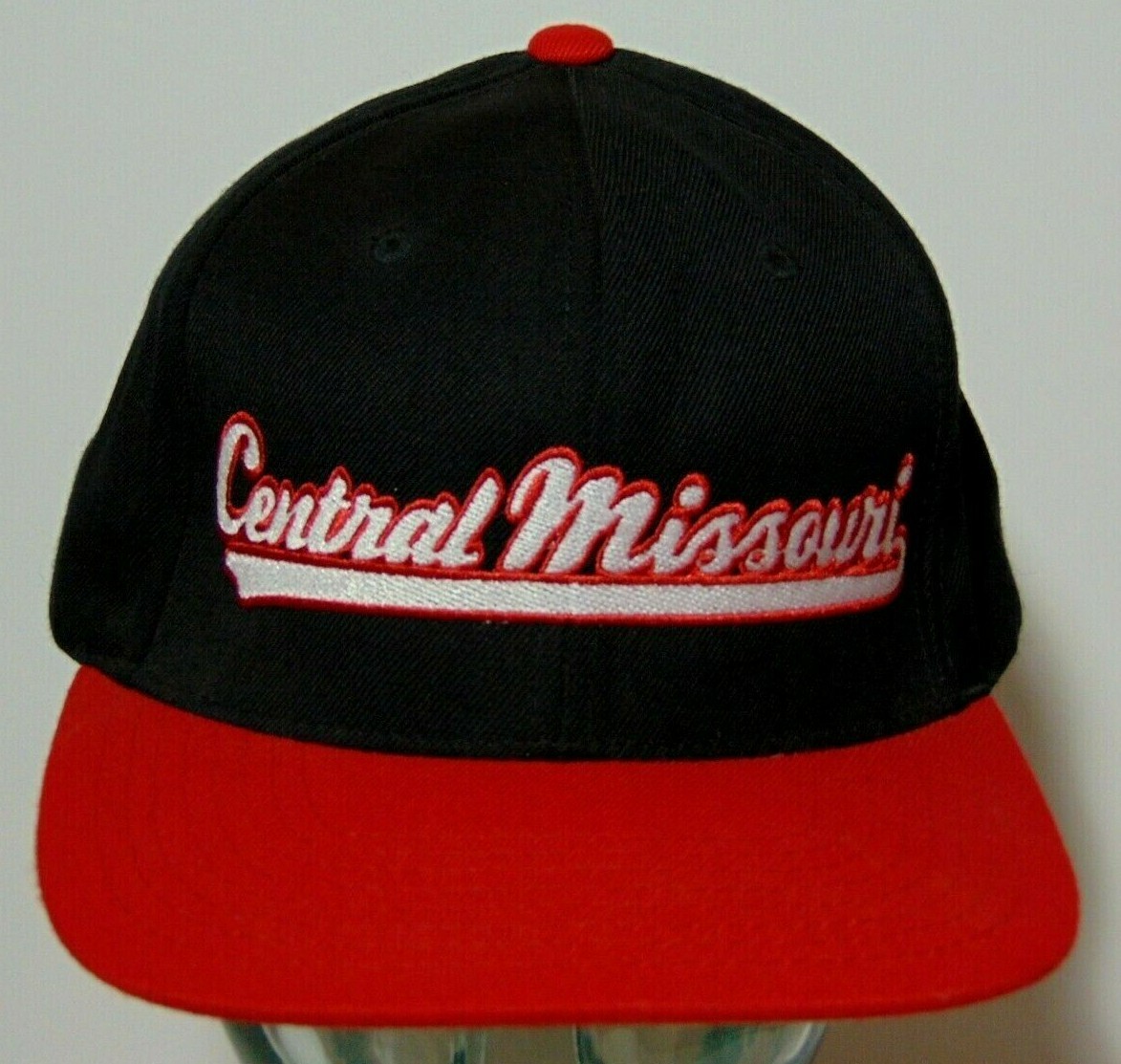 UCM UNIVERSITY OF CENTRAL MISSOURI MULES Red & Black Snapback Baseball ...