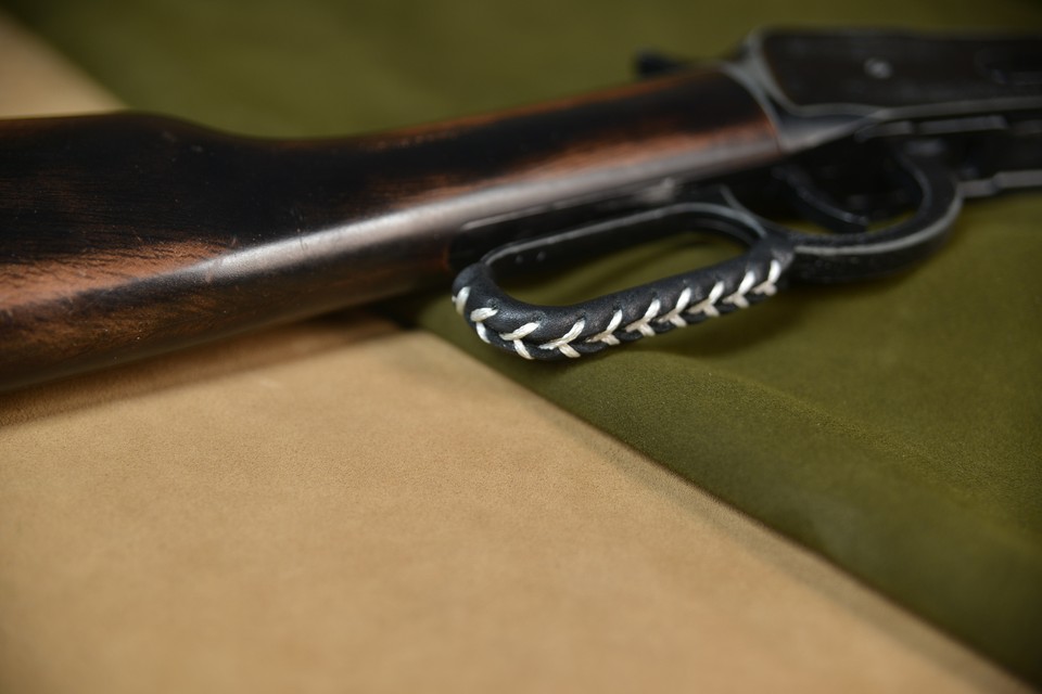3.5inch & 6inch Real Leather Lever Wrap For Lever Action Rifle Shotguns ...