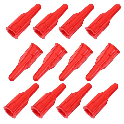 20 Pcs Red Hat Glue Mouth Caulk Tube Sealer Reusable Caulking Nozzles ...