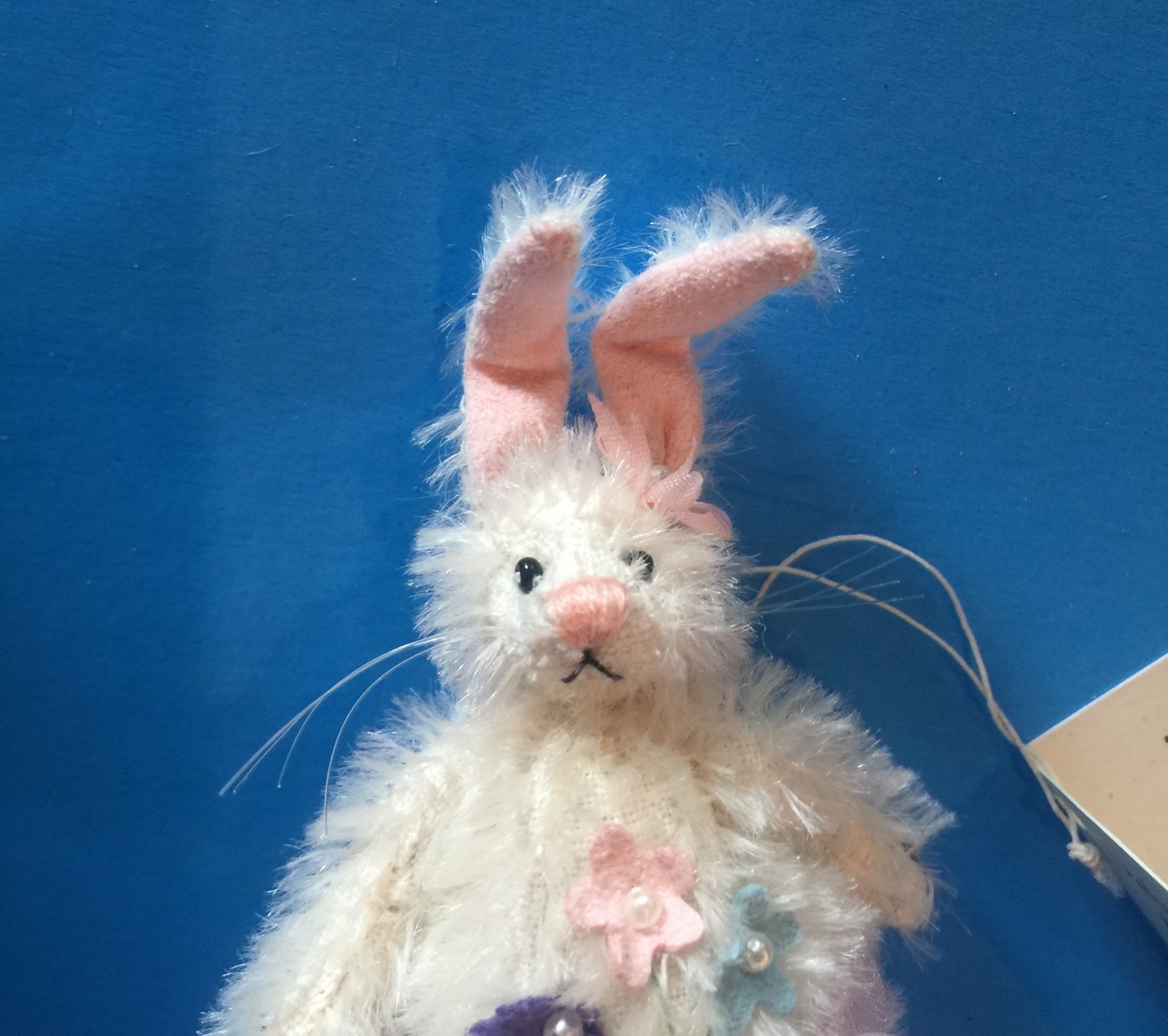 DEB CANHAM "MALLOW BUNNY" LITTLE GIRL BUNNY MOHAIR DRESSED AS AN EASTER ...
