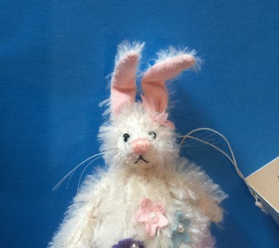 DEB CANHAM "MALLOW BUNNY" LITTLE GIRL BUNNY MOHAIR DRESSED AS AN EASTER ...