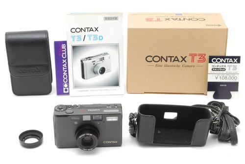 Double Teeth Contax T3 Black Point & Shoot 35mm Compact Film Camera in ...