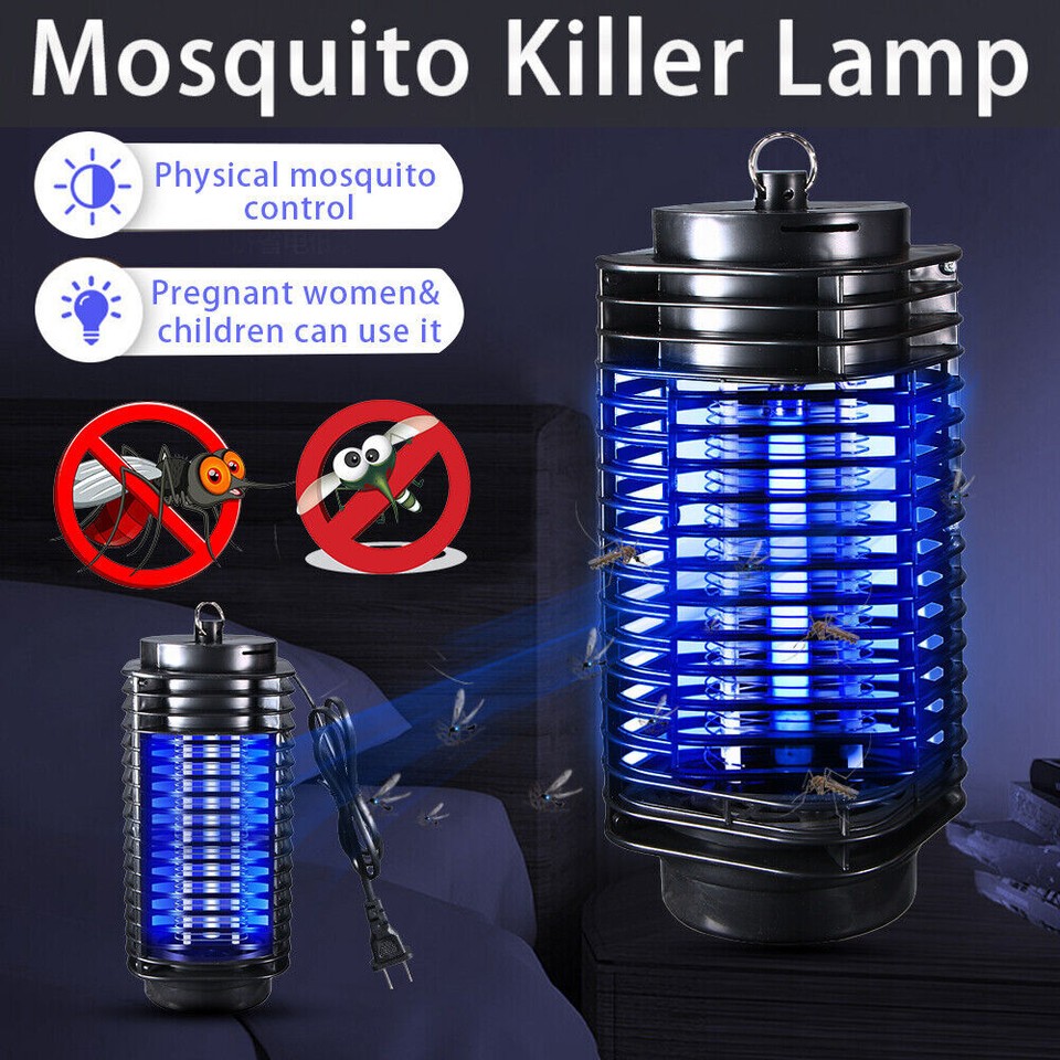 2PCS Electric Mosquito Insect Killer Zapper LED Light Fly Bug Trap Pest ...
