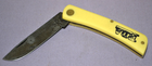 Case XX 3137 CV Sodbuster Jr. Yellow Handle Flat Blade Folding Pocket ...