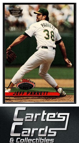 Jeff Parrett 1993 Topps Stadium Club Members Only #99 Oakland Athletics ...