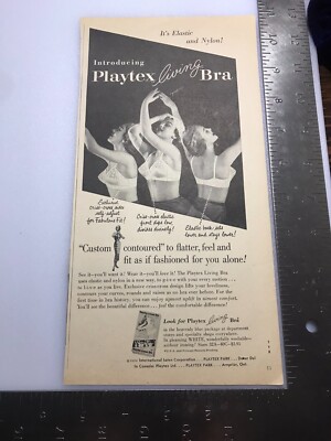Vintage 1954 Playtex Living Bra Dancing Women Original Print Ad | eBay