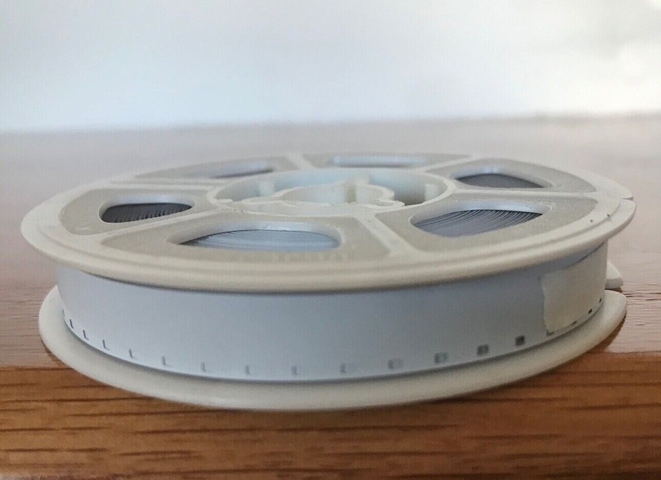 Kodak Super-8 Acetate Movie Film Leader White Grey 50 ft reel BRAND NEW ...